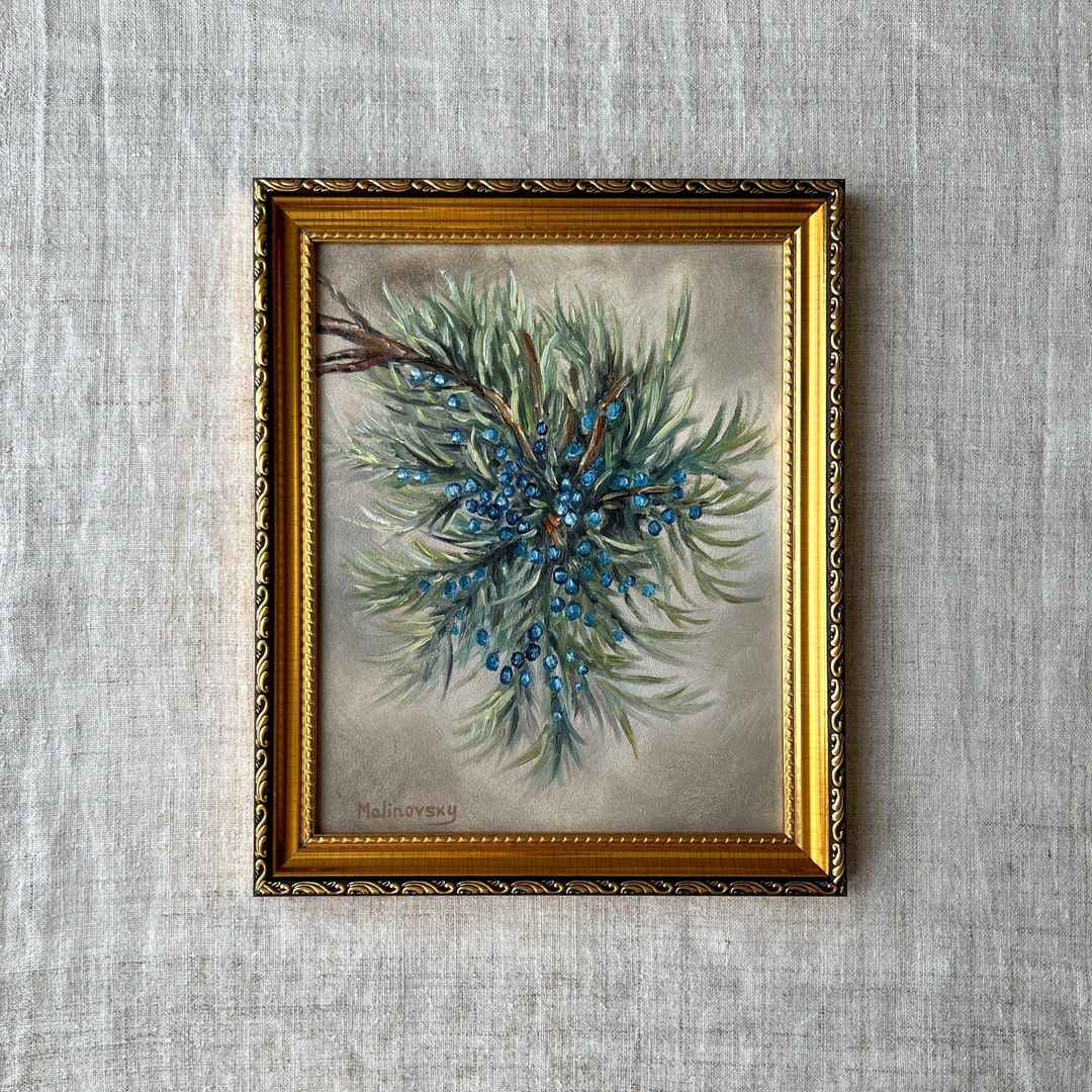 JUNIPER Oil Painting - Unframed Oil Painting - Country Painting ...