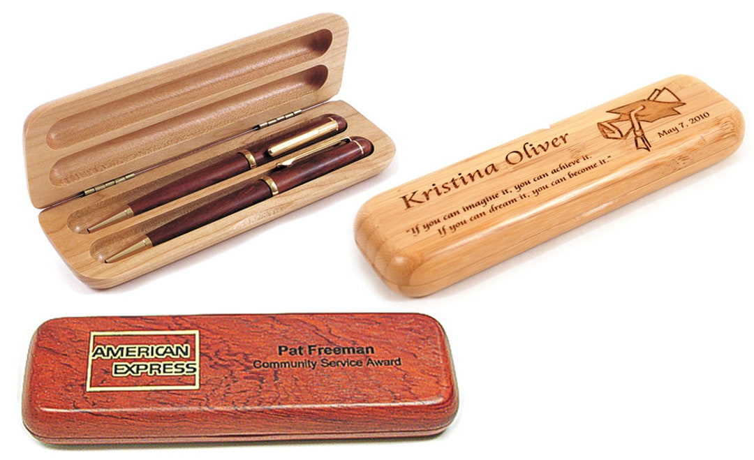 Wood Double Pen Box ~ Box Only - Etsy