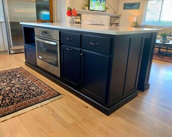60 Kitchen Island With Countertop for Seating Custom - Etsy