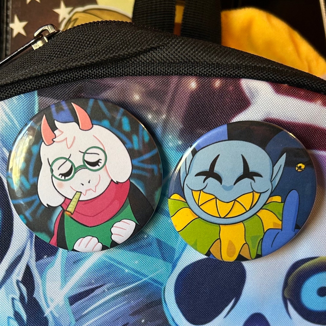 Deltarune Pins (jevil, Ralsei) - Etsy