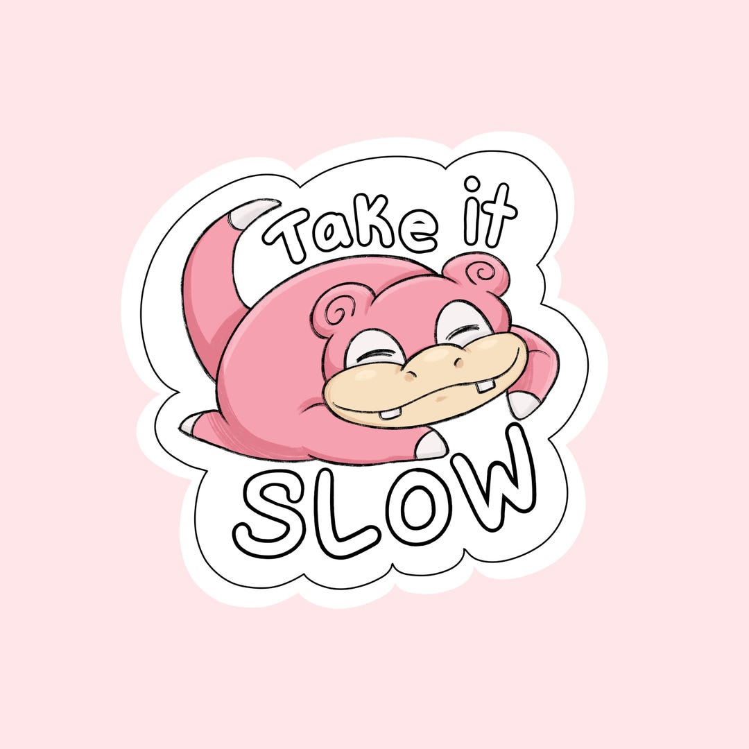Slowpoke Holographic Vinyl Sticker (pokemon) - Etsy