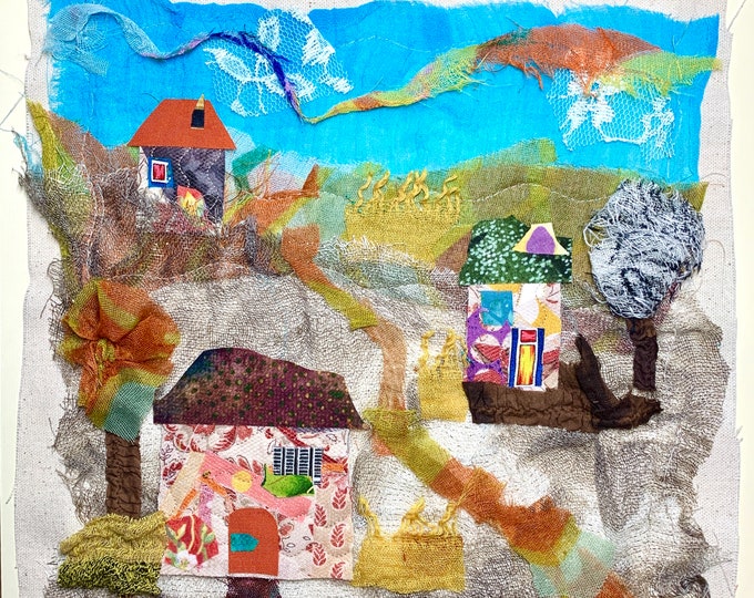 Slow Stitch Kit, Slow Stitch Artisan Cottage Chic, Shabby Cottage Chic ...