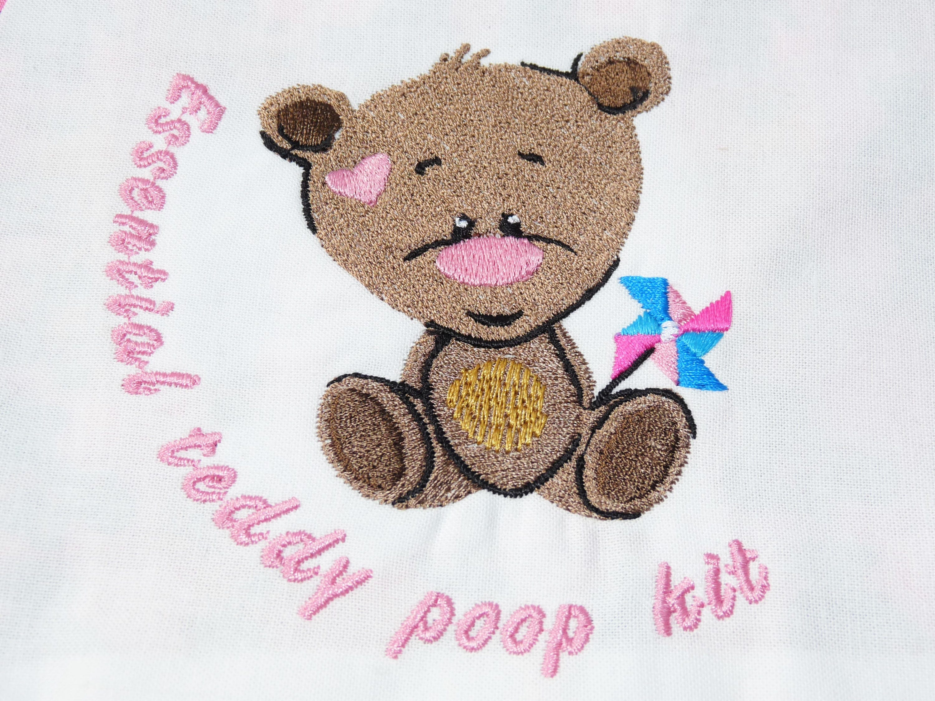 Essential Teddy Poop Kit Nappy and Wipes Case | Etsy UK