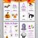 Halloween Scavenger Hunt for Kids, Spanish Language Game, Printable PDF ...