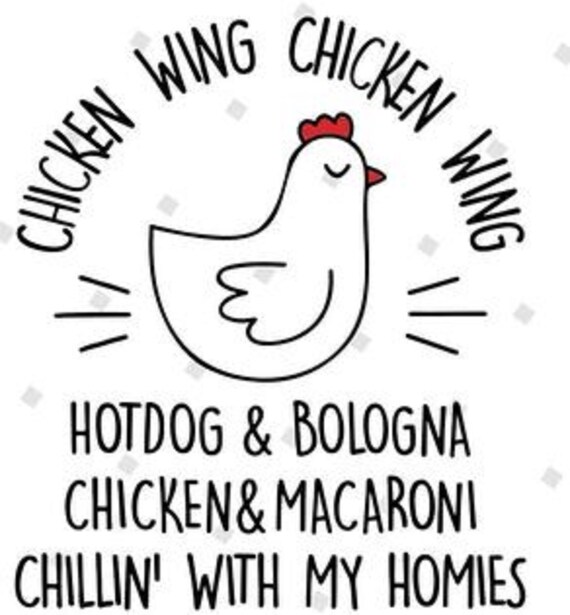 Chicken Wing Chicken Wing Vinyl Decal | Etsy