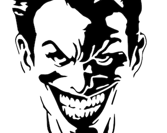 Joker Window Decal | Etsy