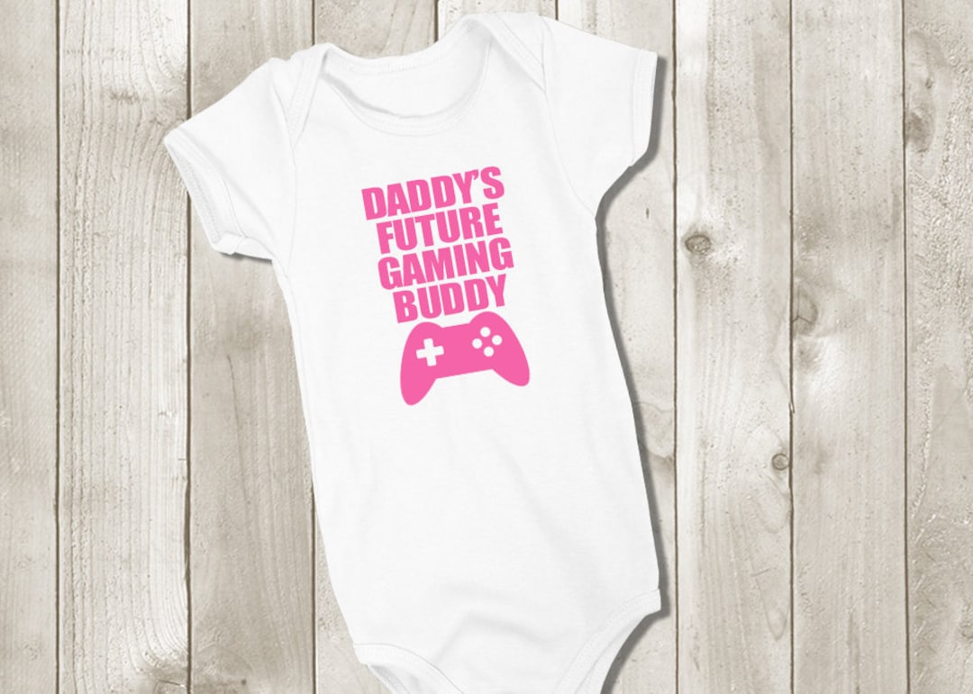 Daddy's Future Gaming Buddy Bodysuit - Gamer Baby Outfit - Pregnancy ...