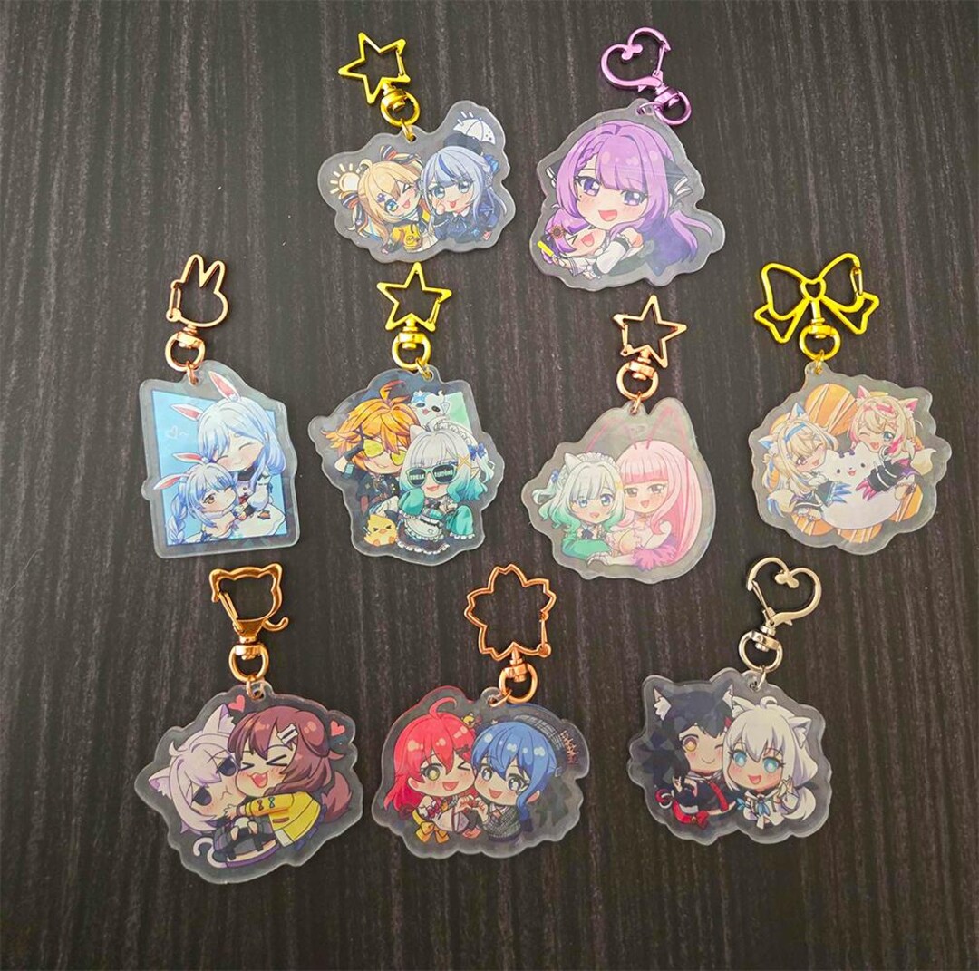 Duo Acrylic Keychain - Etsy