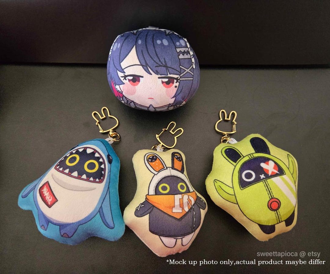 ZZZ Zenless Zone Zero Plush Keychain - Etsy