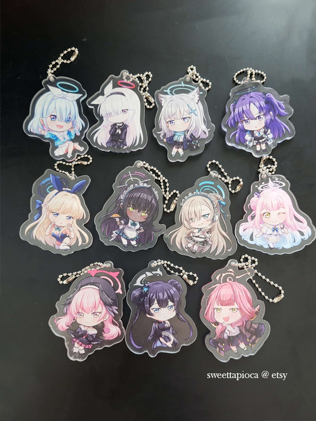 Blue Archive Acrylic Keychain - Etsy