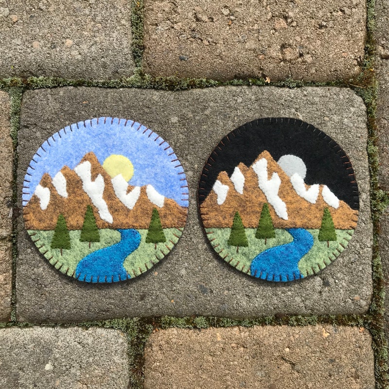 Wool Coasters - Etsy