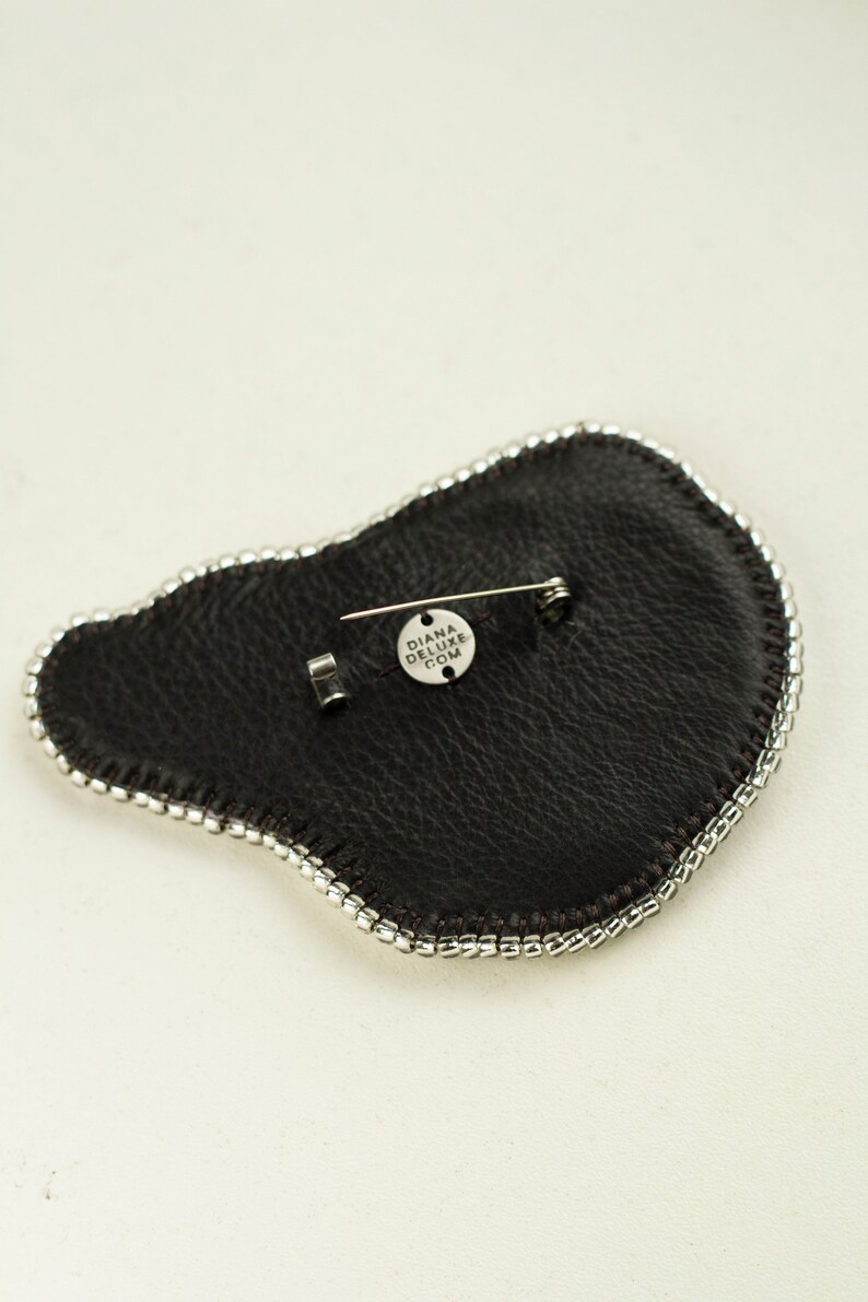 Telephone Beaded Brooch HELLO / Phone Design Jewelry ...