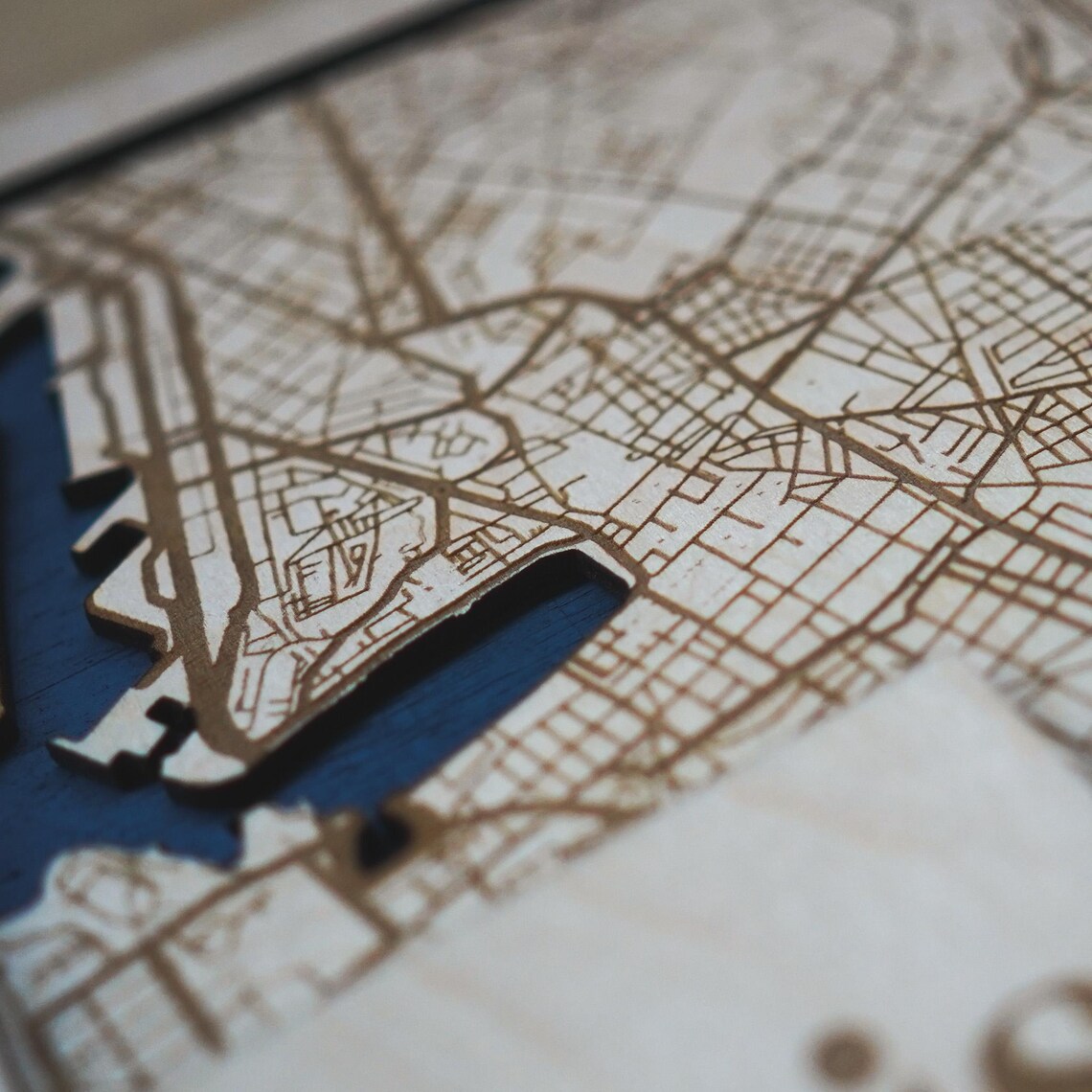 Personalized Baby Birthplace Wooden Map Custom Engraved Place of Birth ...