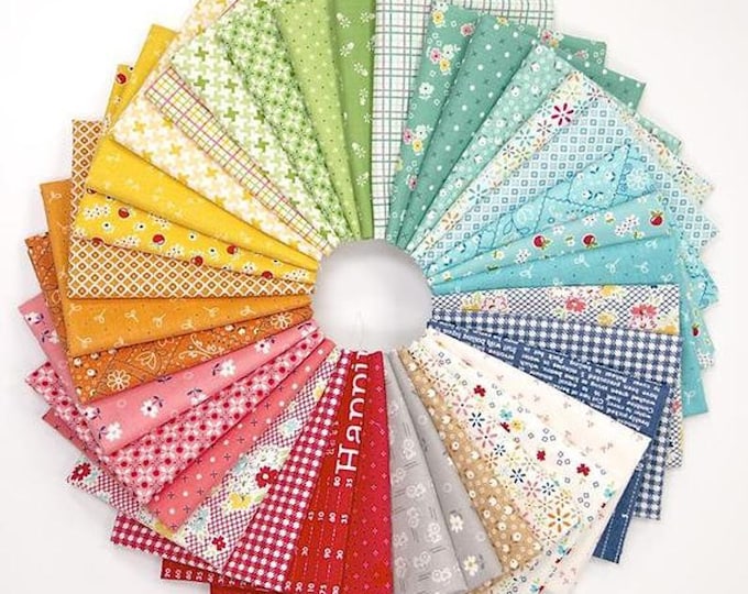 2.5 Inch Mini Charm Pack for Quilting Vintage Farmgirl Fabric ...