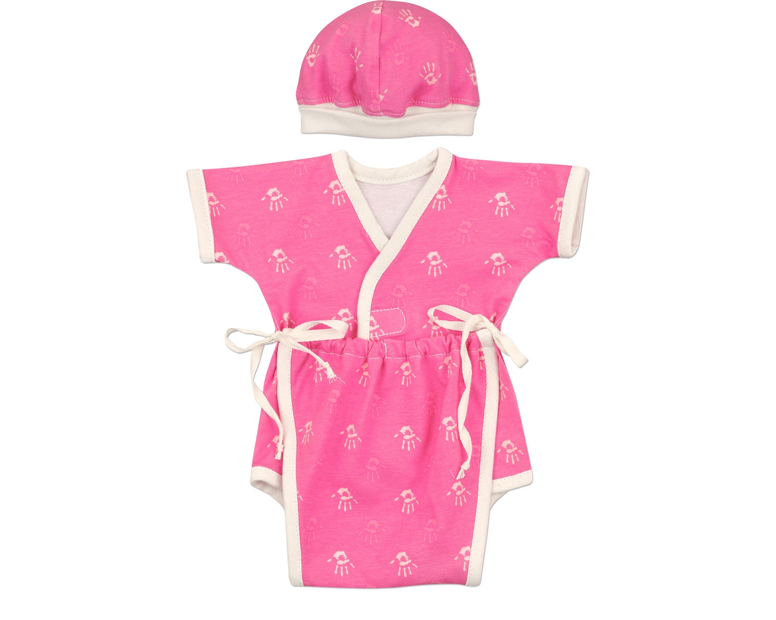 Pink Handprint Sweet-tee | Preemie Clothes | Preemie Boy |preemie Baby ...