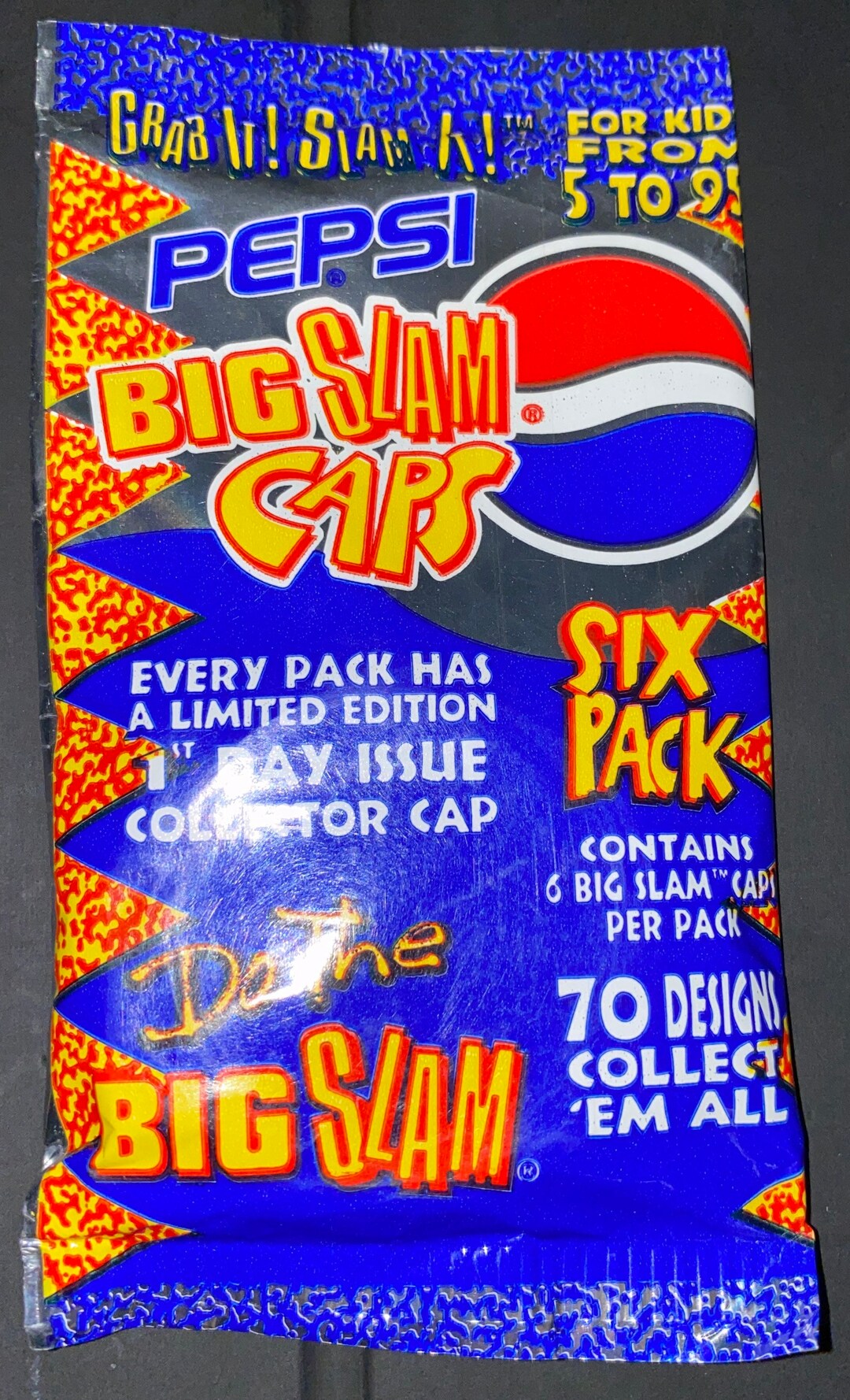Vintage Pepsi Big Slam Caps 1st Day Issue - Etsy