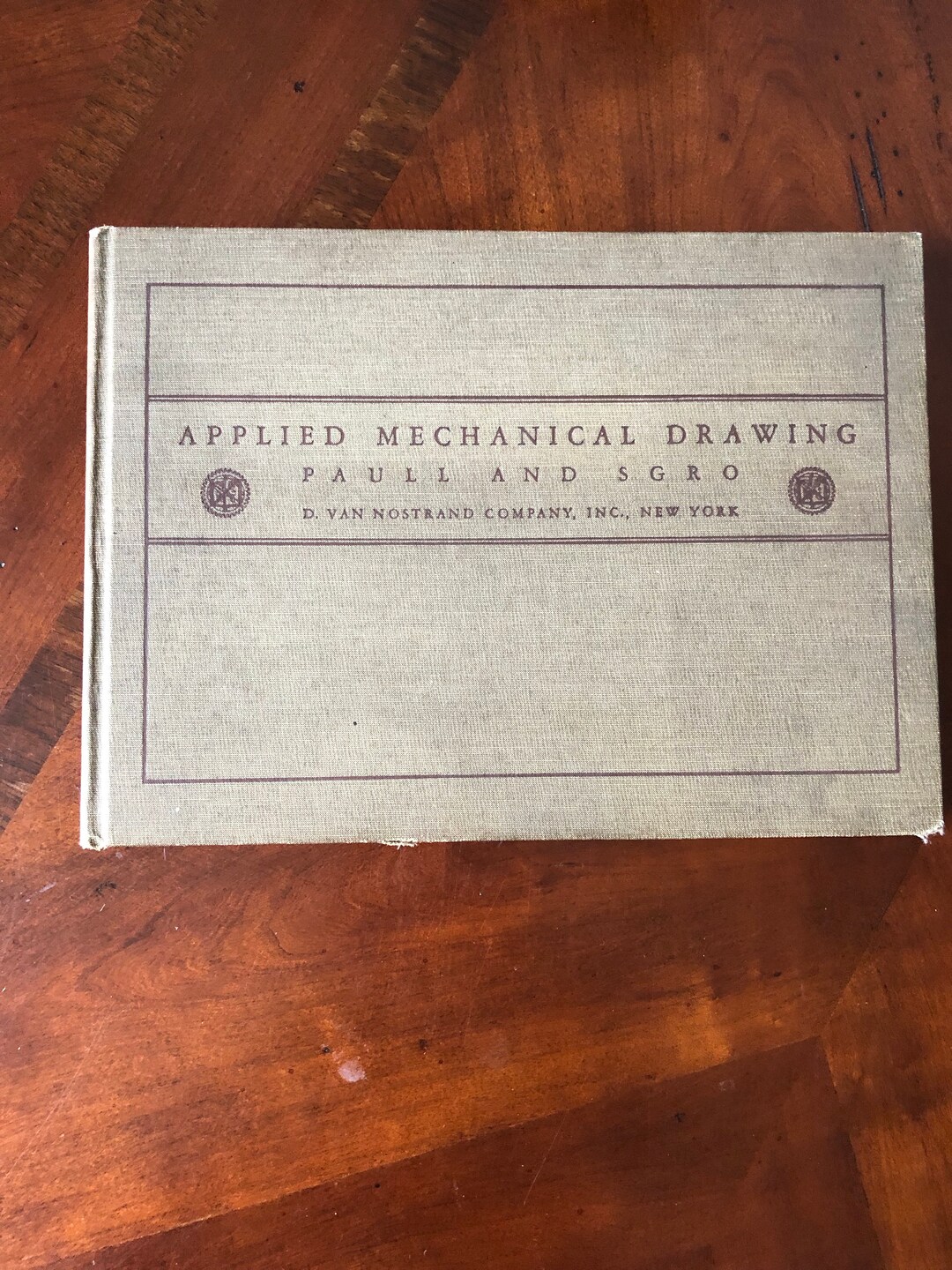 1938 Book Applied Mechanical Drawing Ford Motor School By: Paull, James ...