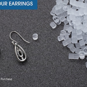 Rubber Earring Guards, Package of 10 Spare Ear Wire Backs/stoppers - Etsy