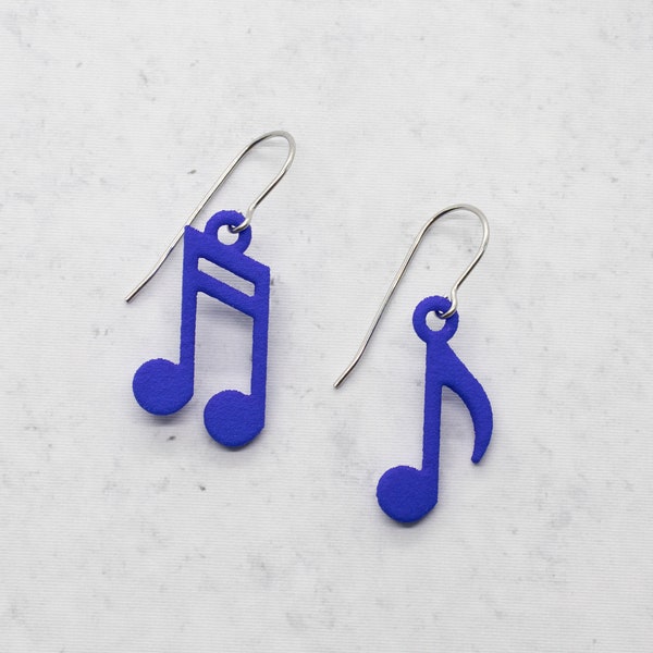 Music Note Earrings - Etsy