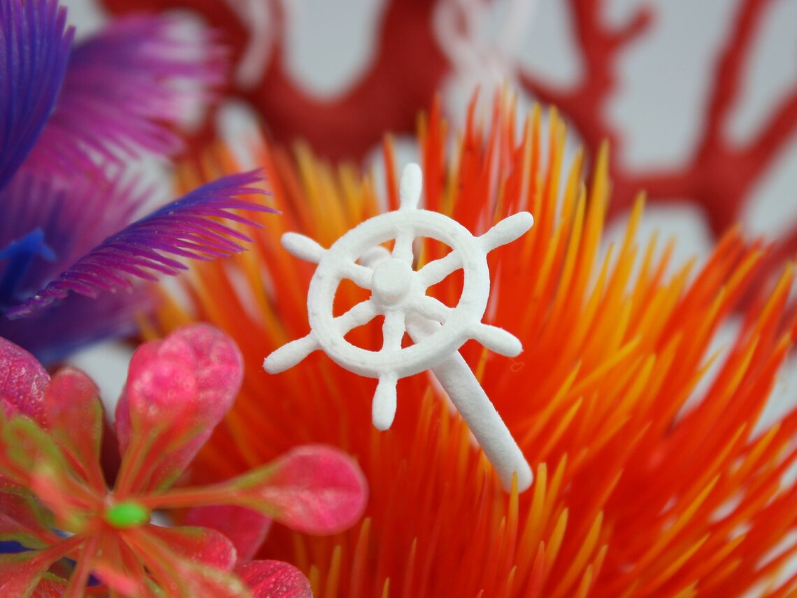 Nautical Steering Wheel Ring 3D Printed Nylon Spinning - Etsy