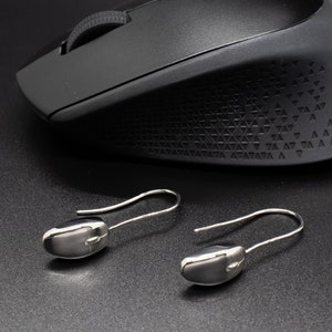 Computer Mouse Earrings, 3D Printed Jewelry, Made to Order - Etsy