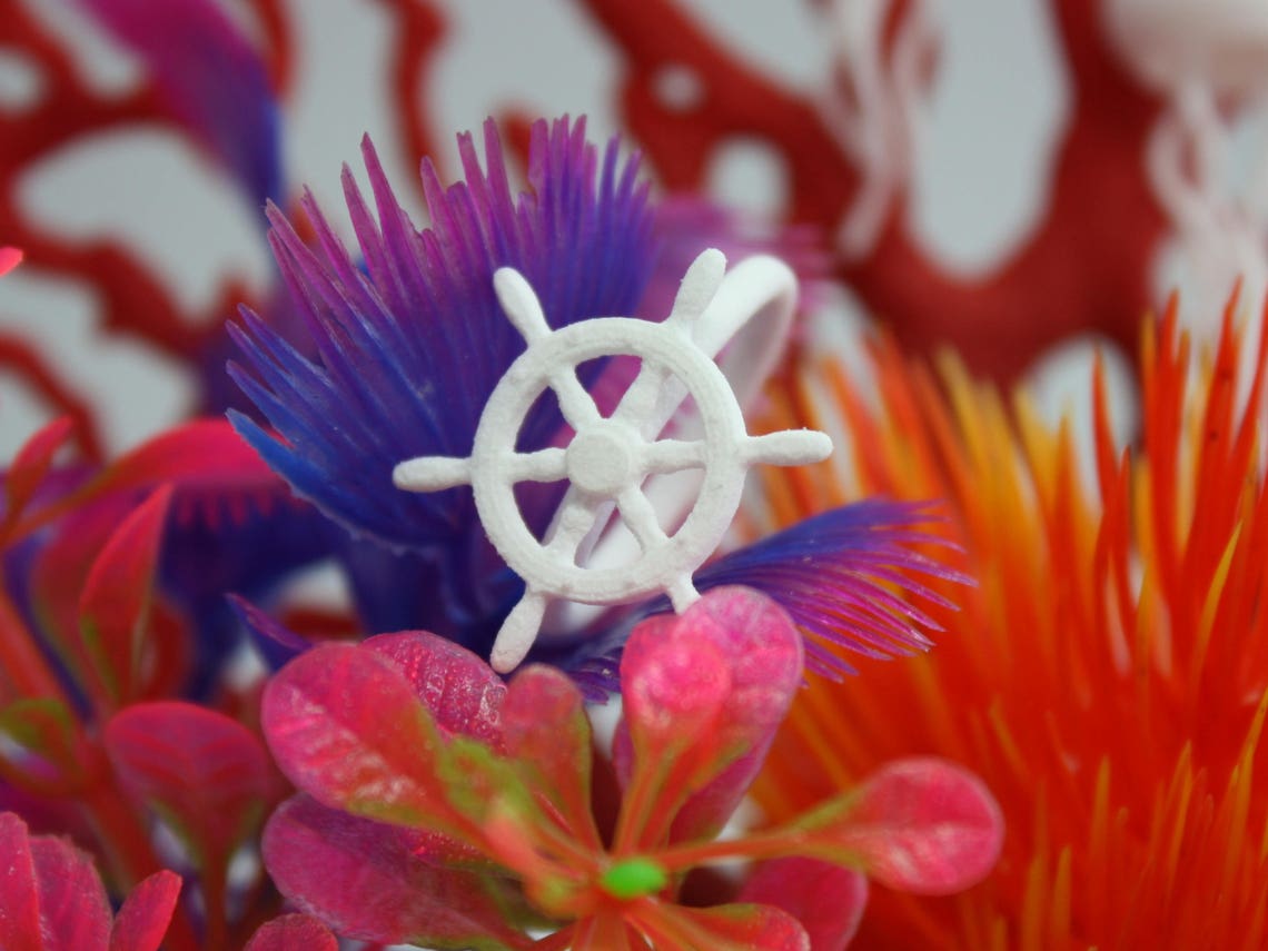 Nautical Steering Wheel Ring 3D Printed Nylon Spinning - Etsy