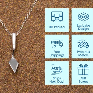 Trowel Pendant: Archaeologist Gift, Bricklayers Trowel, Gardener Gifts ...