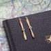 Vintage Propeller Earrings: 3D Printed Metal Aviation Jewelry for ...