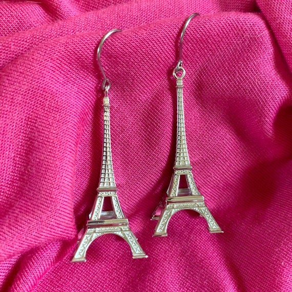 Eiffel Tower Earrings 3D Printed Jewelry Trip to Paris | Etsy