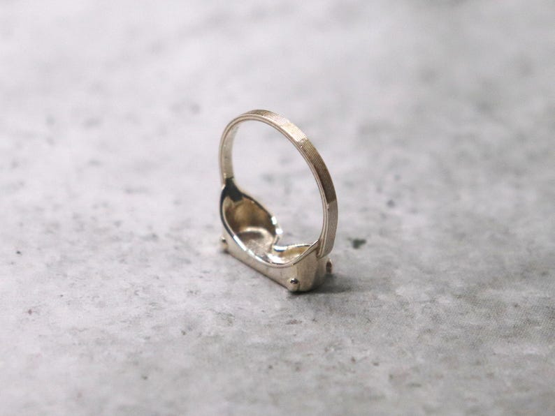 Safety Goggle Ring: 3D Printed Sterling Silver Scientist Gift, MADE TO ORDER - Etsy