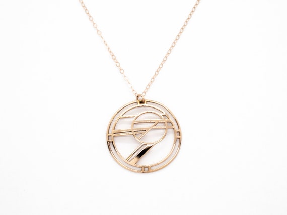 Rising Sun Art Deco Pendant Art Deco Jewelry 3D Printed - Etsy