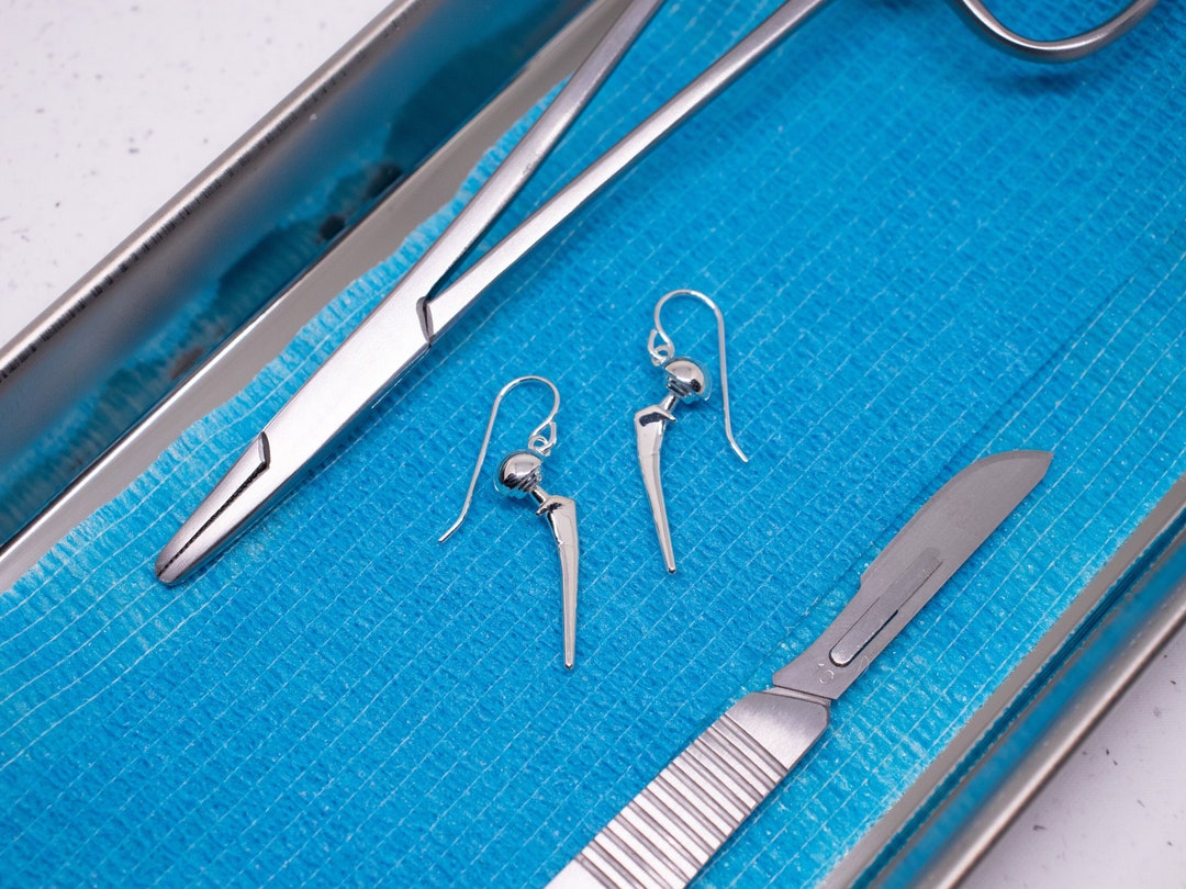 Hip Replacement Earrings: Orthopedic Gift, After Hip Surgery ...