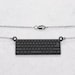 Computer Keyboard Necklace 3D Printed Black Nylon Tech Gift - Etsy