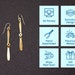 Vintage Propeller Earrings: 3D Printed Metal Aviation Jewelry for ...