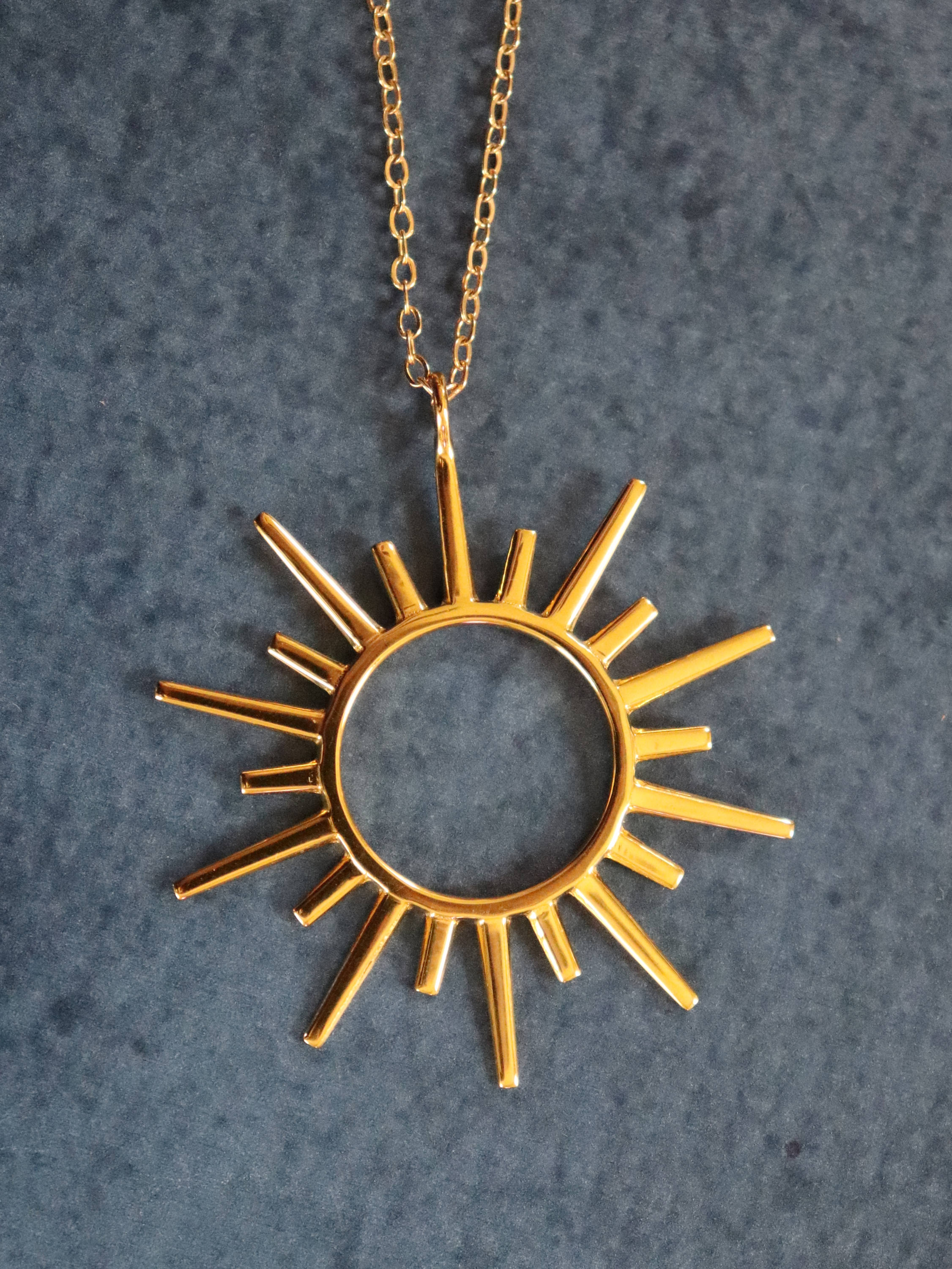 Sun Rays Necklace 3D Printed Cast Solar Jewelry - Etsy