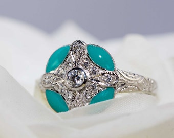 Art deco ring | Etsy