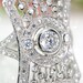 Vintage Neo-victorian / Art Deco Diamond and White Gold Engagement Ring ...