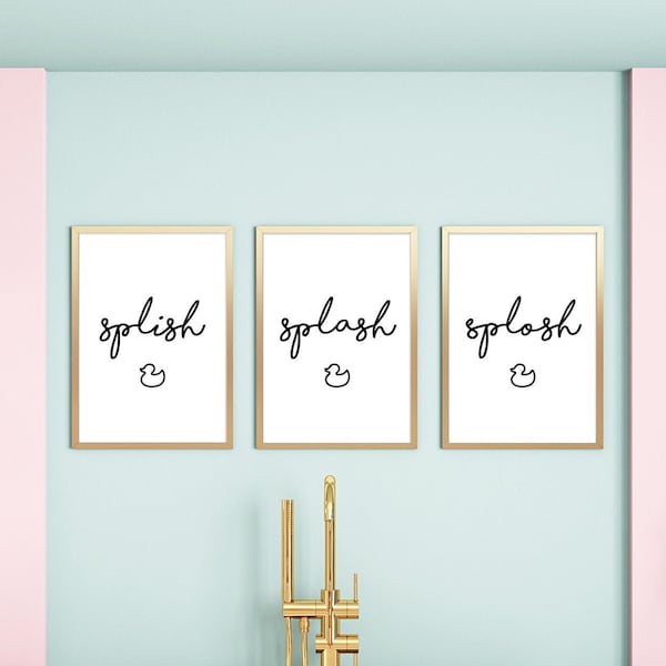 Bathroom Poster - Etsy