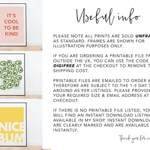 NAH Poster Pink Wall Art Print Funny Printable Wall Art Office Wall Art ...