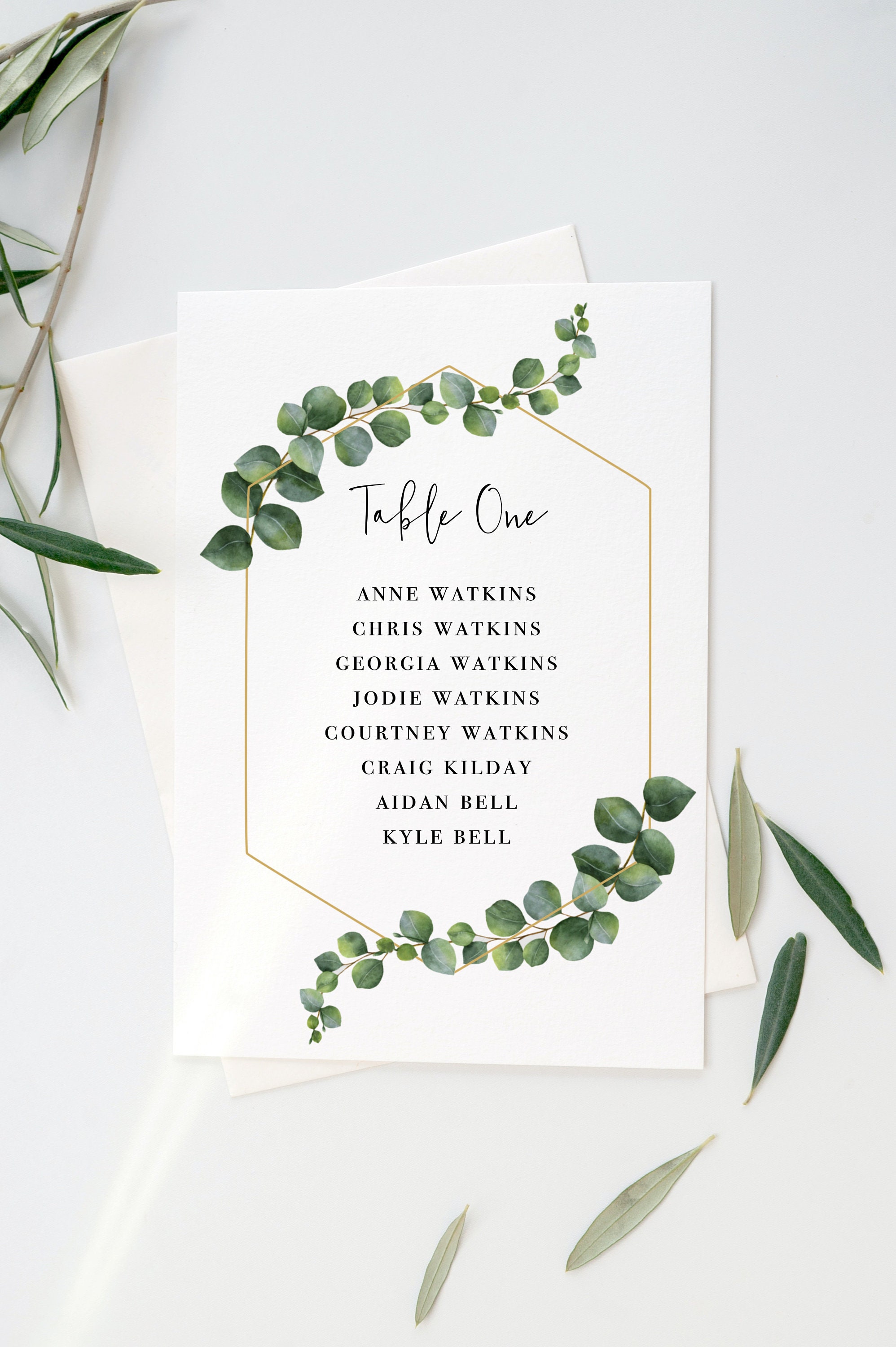 Personalised Wedding Table Plan Cards | Custom Wedding Table Plan Cards ...