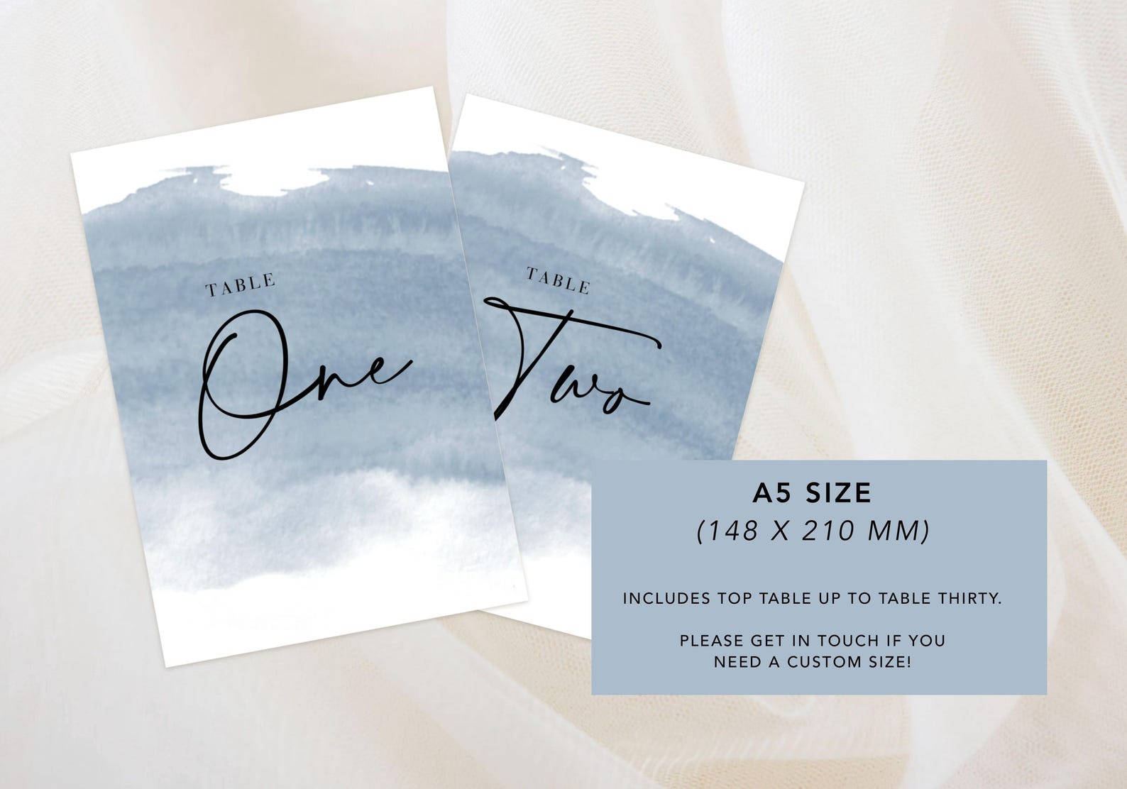 Printable Wedding Table Numbers Navy Blue Wedding Tables Instant ...