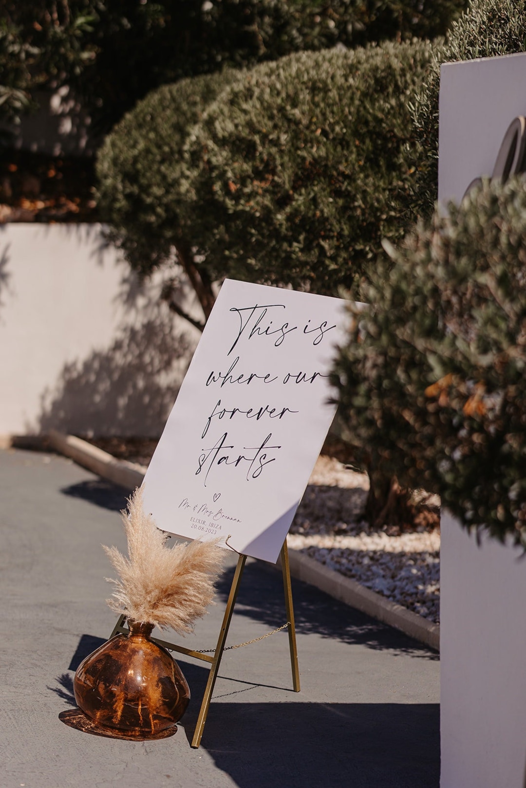 Wedding Welcome Sign, A1 Wedding Sign, Calligraphy Wedding Signage ...