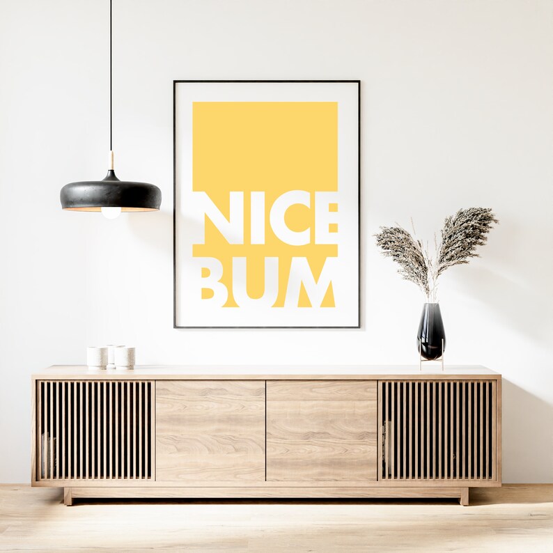 Nice Bum Print Bathroom Wall Art Bathroom Prints Toilet Etsy Uk