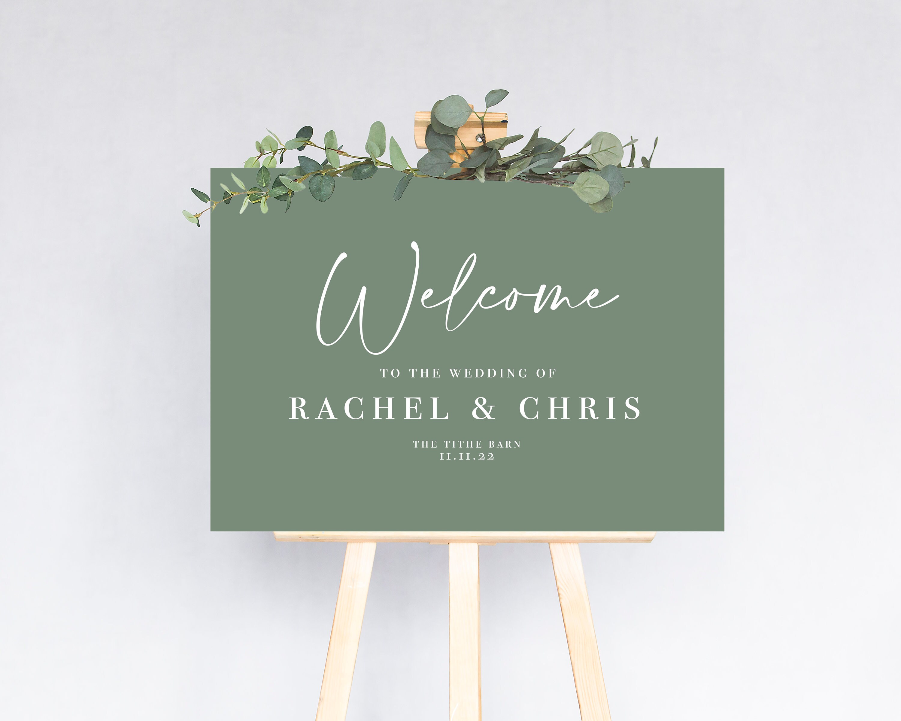 Sage Green Wedding Welcome Board Welcome Sign Wedding Baby - Etsy UK