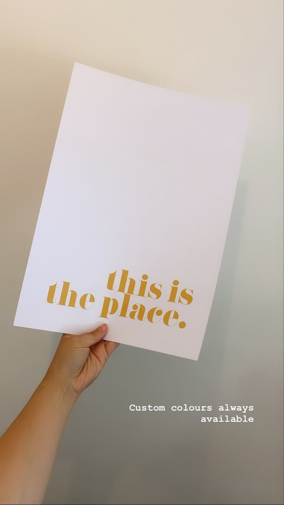 This is the Place Print Home Decor Poster Sign Manchester - Etsy