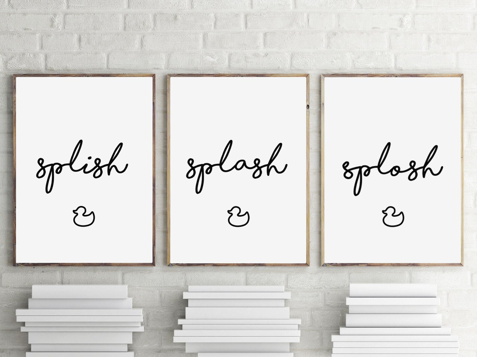 Instant Download Splish Splash Splosh Set of 3 Prints - Etsy UK
