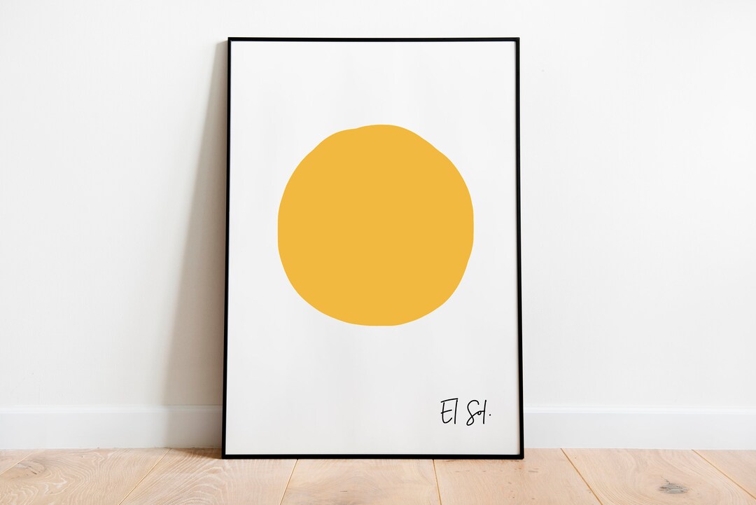 El Sol Sunshine Print Sunshine Poster Nursery Print - Etsy