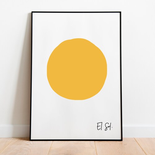 El Sol Sunshine Print Sunshine Poster Nursery Print - Etsy