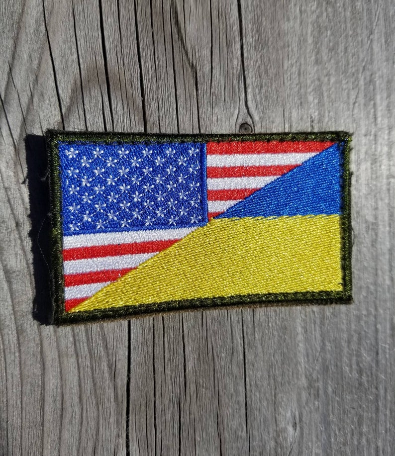 USA-Ukrainian National Flags Patch US-UA Cooperative Patch | Etsy