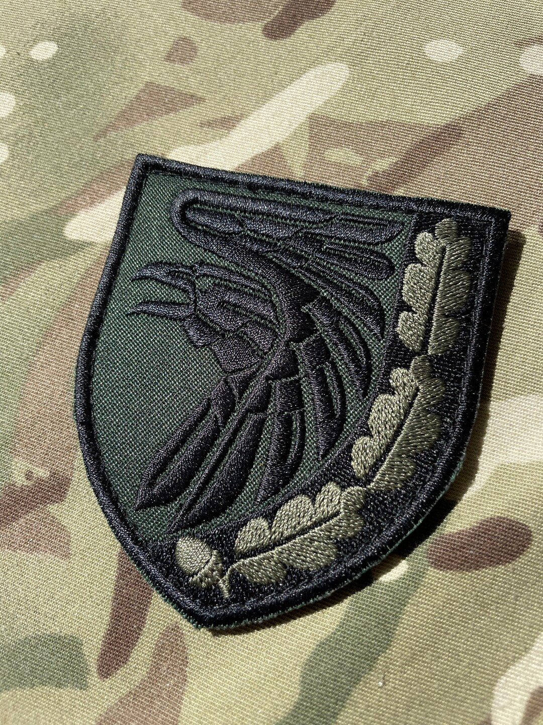 Ukraine Morale Patch, Embroidered Patch, Trident Tryzub National Symbol ...